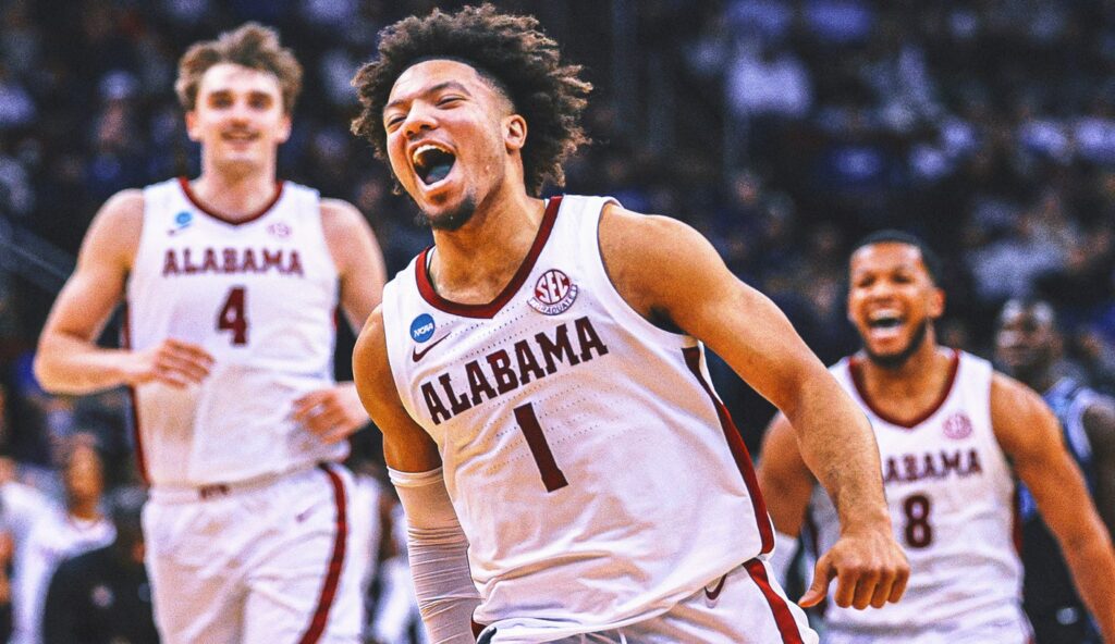 Alabama shatters NCAA Tournament 3-point record in Sweet 16 win over ...