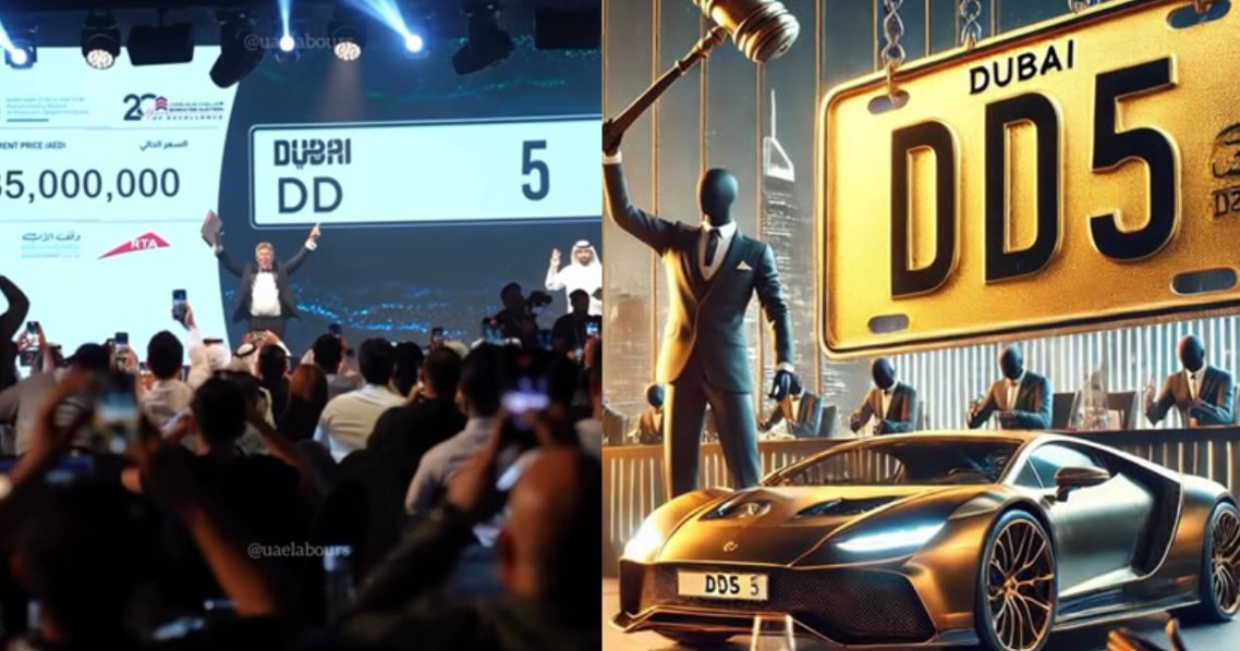 Dubai’s Most Expensive Number Plate sold for Rs2.66 billion | CVHD ...