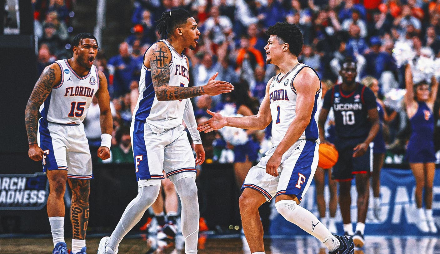 Florida survives against UConn as Huskies' pursuit of three-peat ends ...