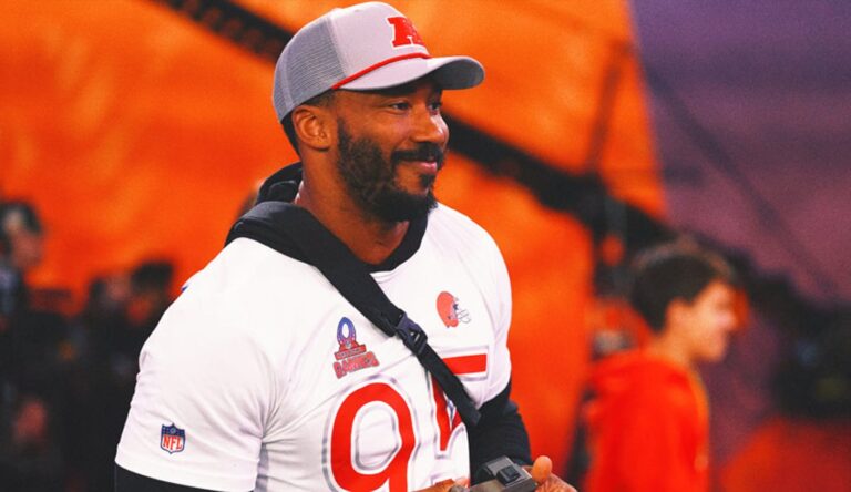 Myles Garrett:' I do have an idea' who Browns' 2025 starting QB is ...
