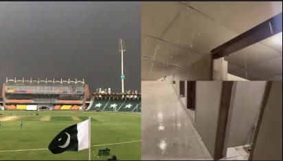 VIP enclosure washroom leaks as rainfall tests Gaddafi Stadium’s hasty ...