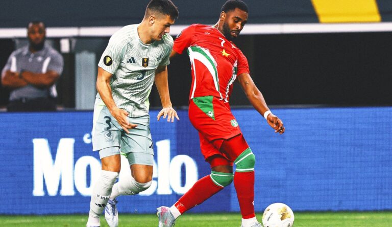 Mexico vs. Suriname live updates, score: Concacaf Gold Cup Group A ...