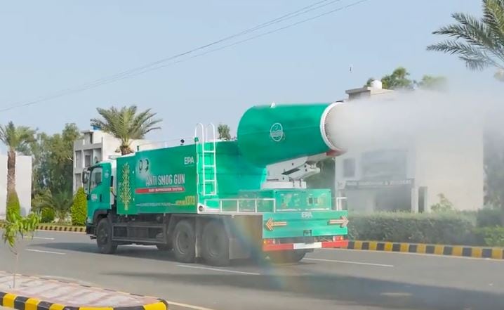 Pakistan’s first Anti-Smog Fog Cannon System in action in Punjab | CVHD ...