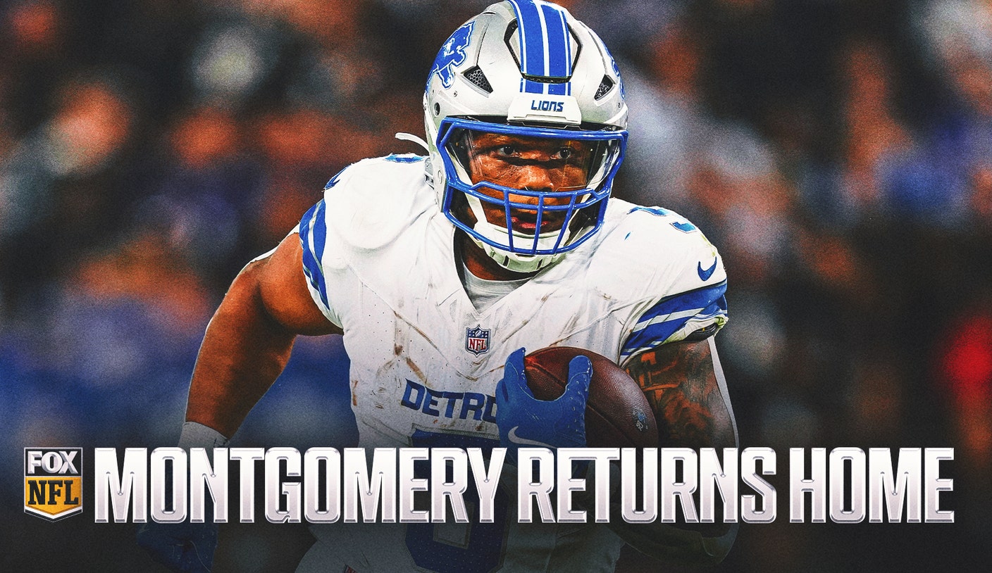 David Montgomery Carries Childhood Pain as He Returns Home For Lions ...