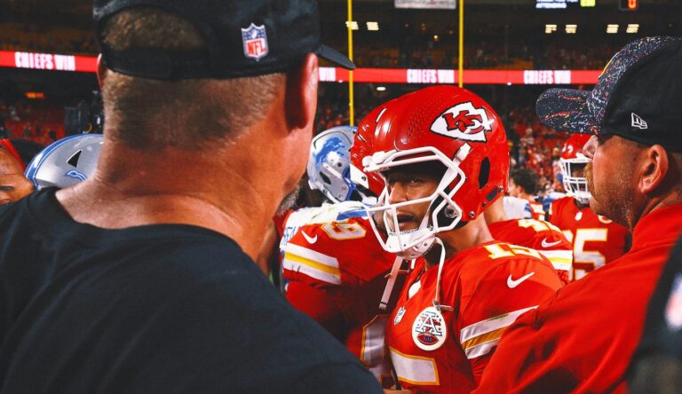 Patrick Mahomes, Brian Branch Involved in Lions vs. Chiefs Post-Game ...