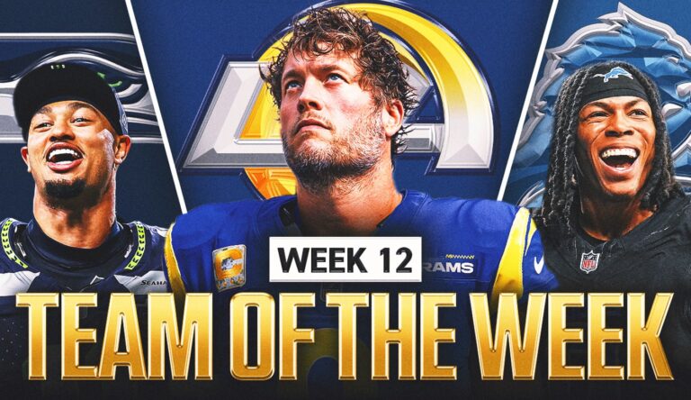 NFL Week 12 Team of the Week: Jahmyr Gibbs, Jaxon Smith-Njigba Headline ...