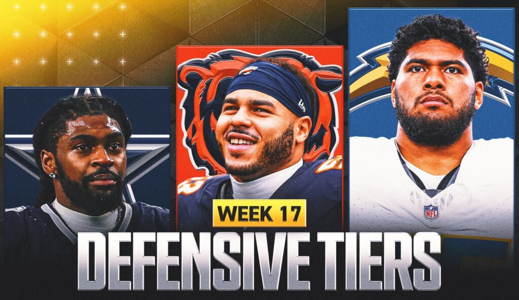 2025 NFL Defensive Tiers Week 17: Chargers, Bears Step Up; Cowboys ...