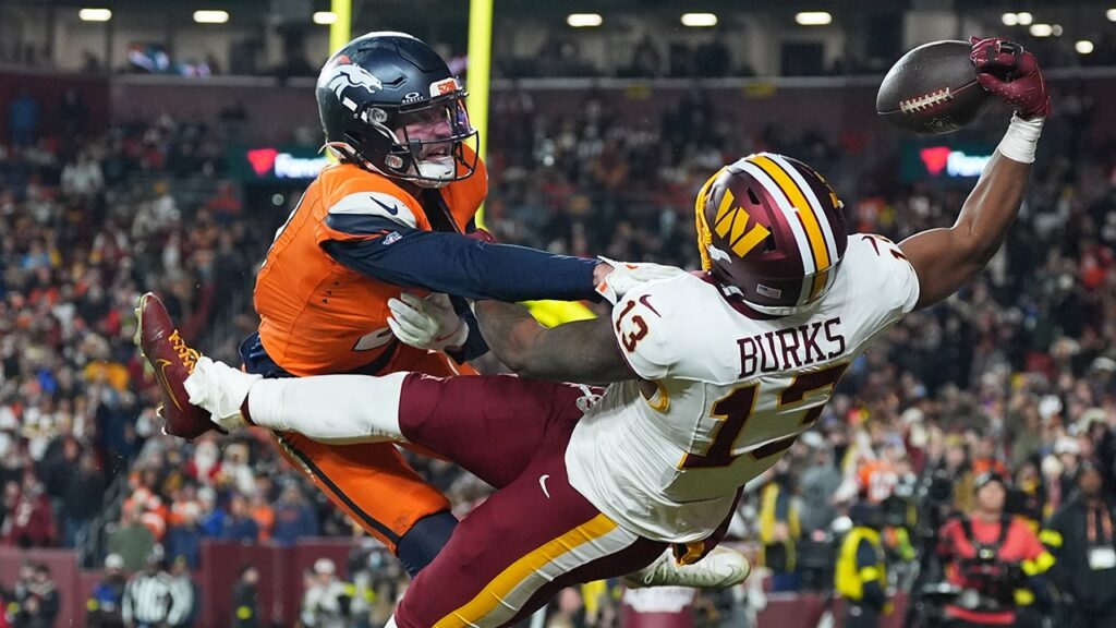 Commanders’ Treylon Burks wows NFL fans with incredible touchdown catch ...