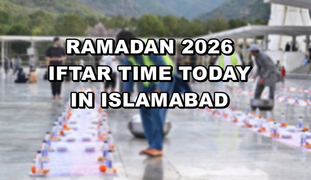 Today Iftar Time in Islamabad – Ramadan Calendar 2026 – 19 February ...